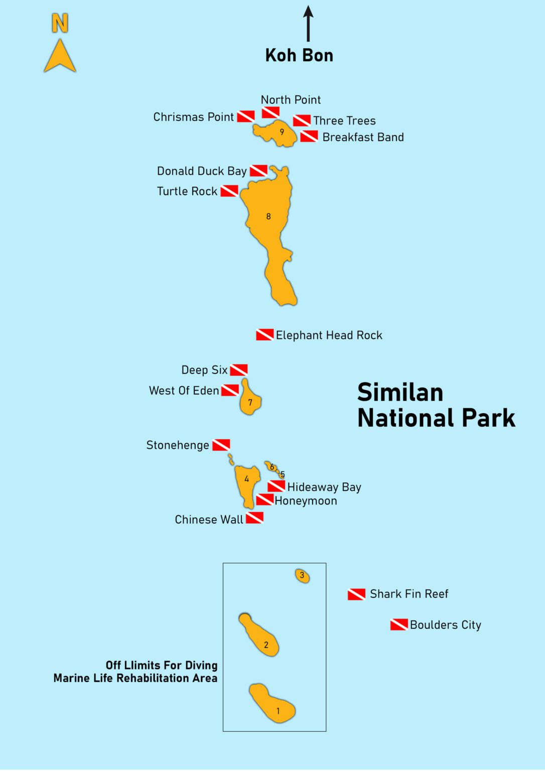Similan Islands Scuba Diving - Day Trip and Liveaboard